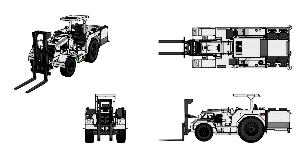 Underground Utility Vehicle for Material Handling | Kovatera