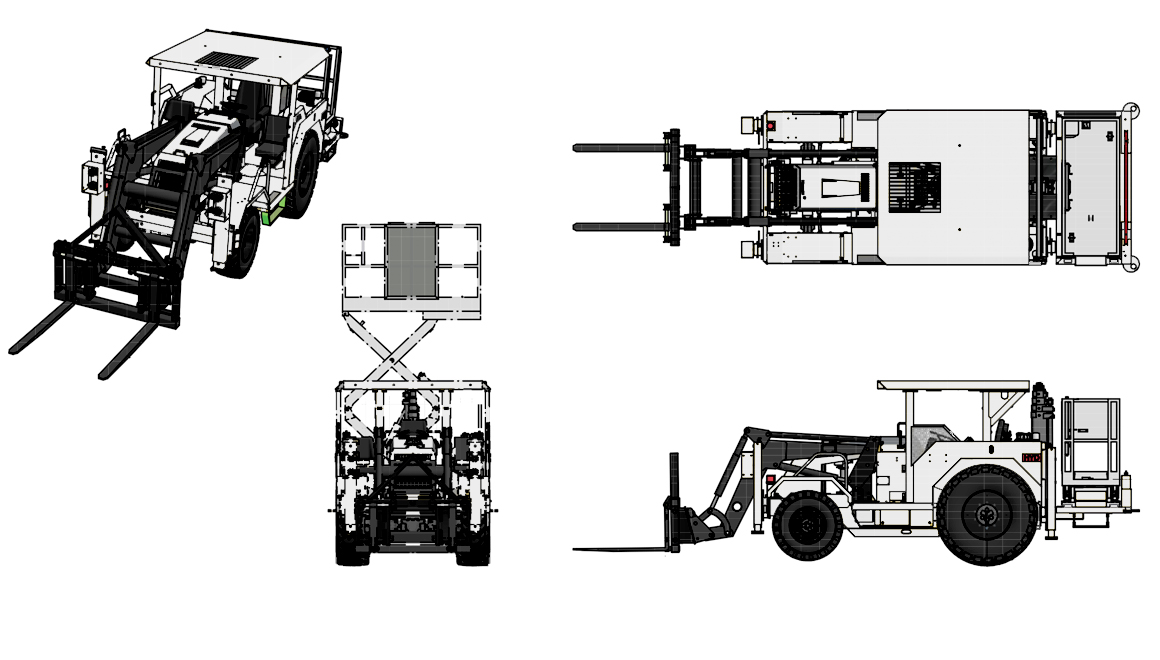 Underground Utility Vehicle for Material Handling | Kovatera