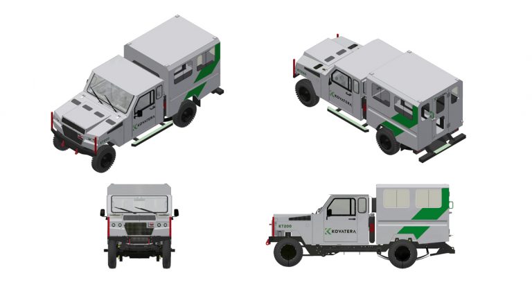 Underground Utility Vehicle for Personnel Carriers | Kovatera